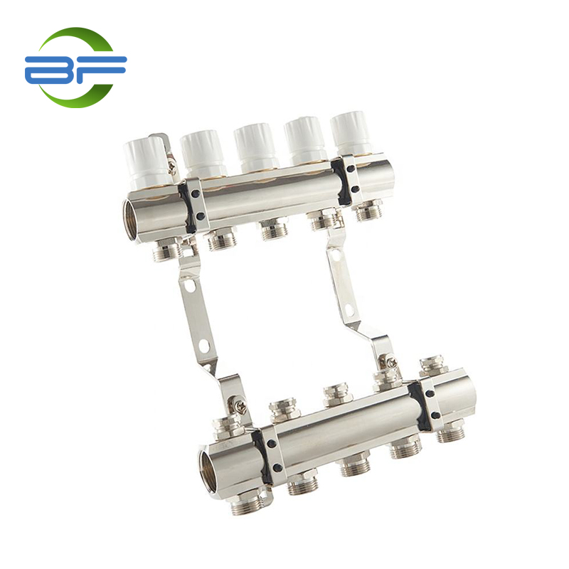 Wholesale MF002 Brass Manifold 2-12 Ways Collectors for Floor Heating ...
