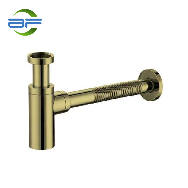 Wholesale PT102 ROUND BRASS BOTTLE TRAP WITH CORRUGATED PIPE ...